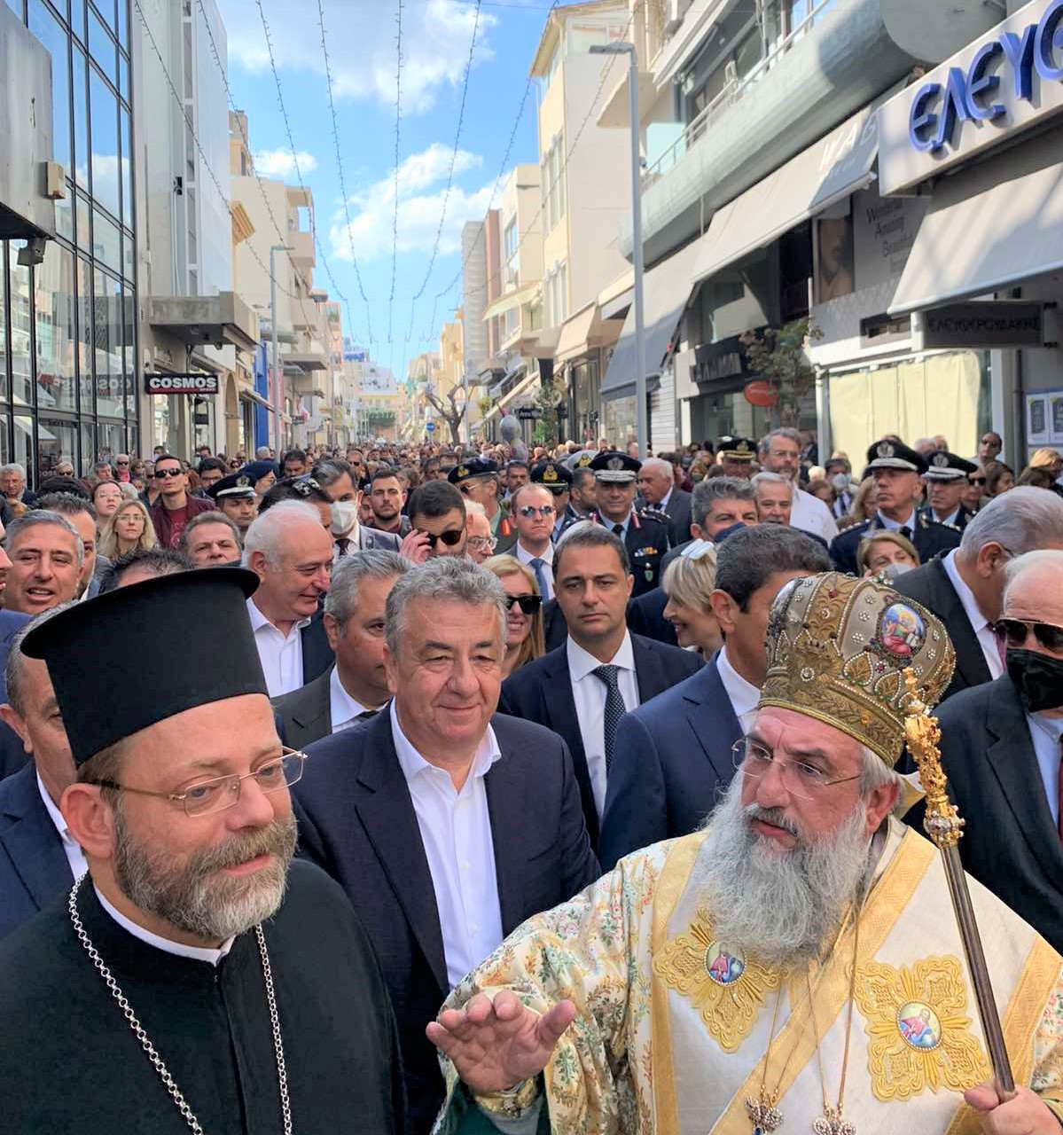 Ο Περιφερειάρχης Κρήτης συμμετείχε στις εορταστικές εκδηλώσεις για τον ...