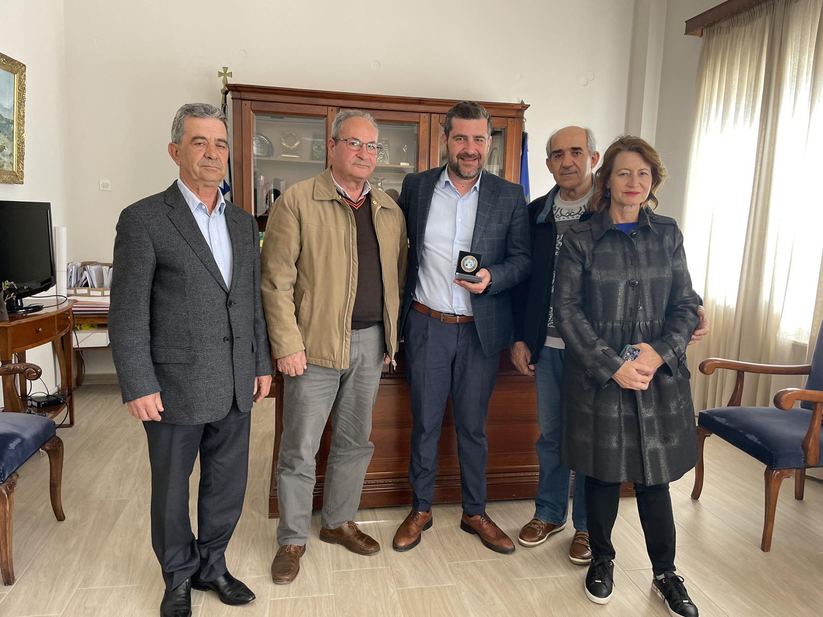 Συνάντηση Αντιπεριφερειάρχη Λασιθίου με το Γενικό Γραμματέα Συνδέσμου ...
