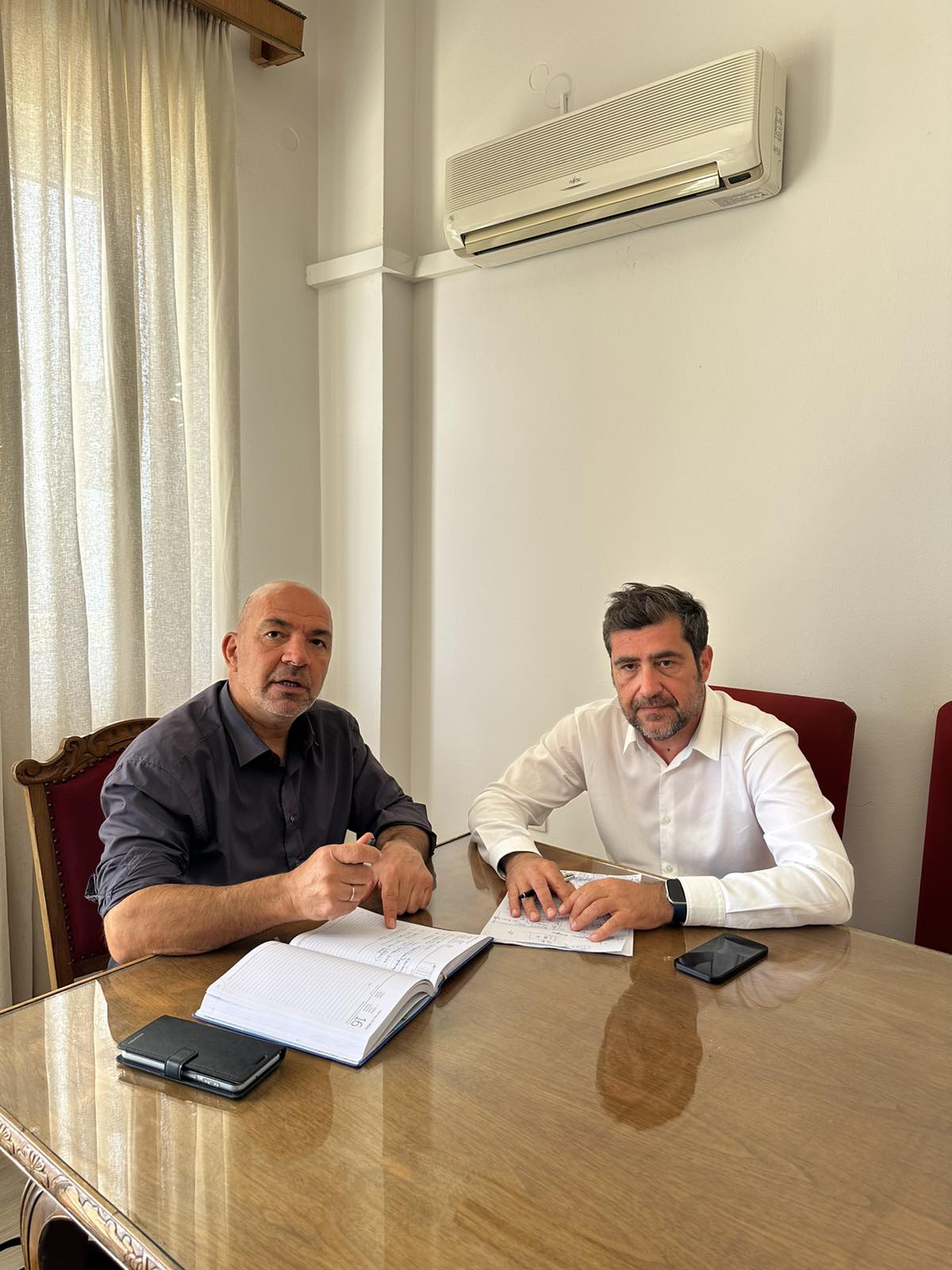 Συνάντηση Αντιπεριφερειάρχη Λασιθίου με τον Προϊστάμενο της Εφορείας ...