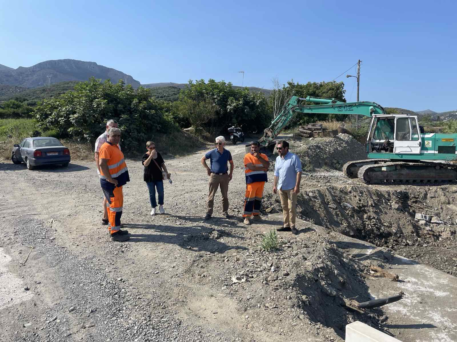 Αυτοψία από τον Αντιπεριφερειάρχη Λασιθίου σε έργα-παρεμβάσεις που ...