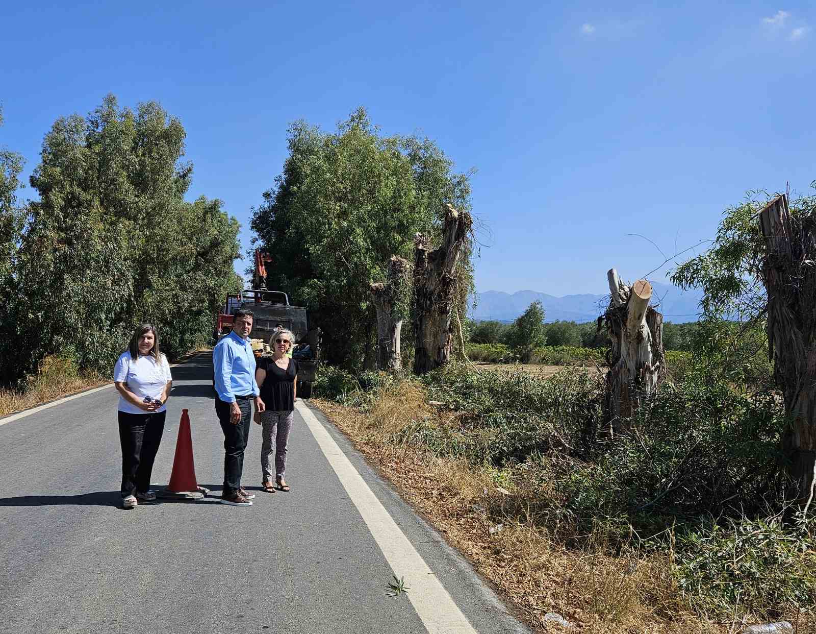 Αυτοψία του Αντιπεριφερειάρχη Ηρακλείου σε έργο κλαδοκοπών στο ...