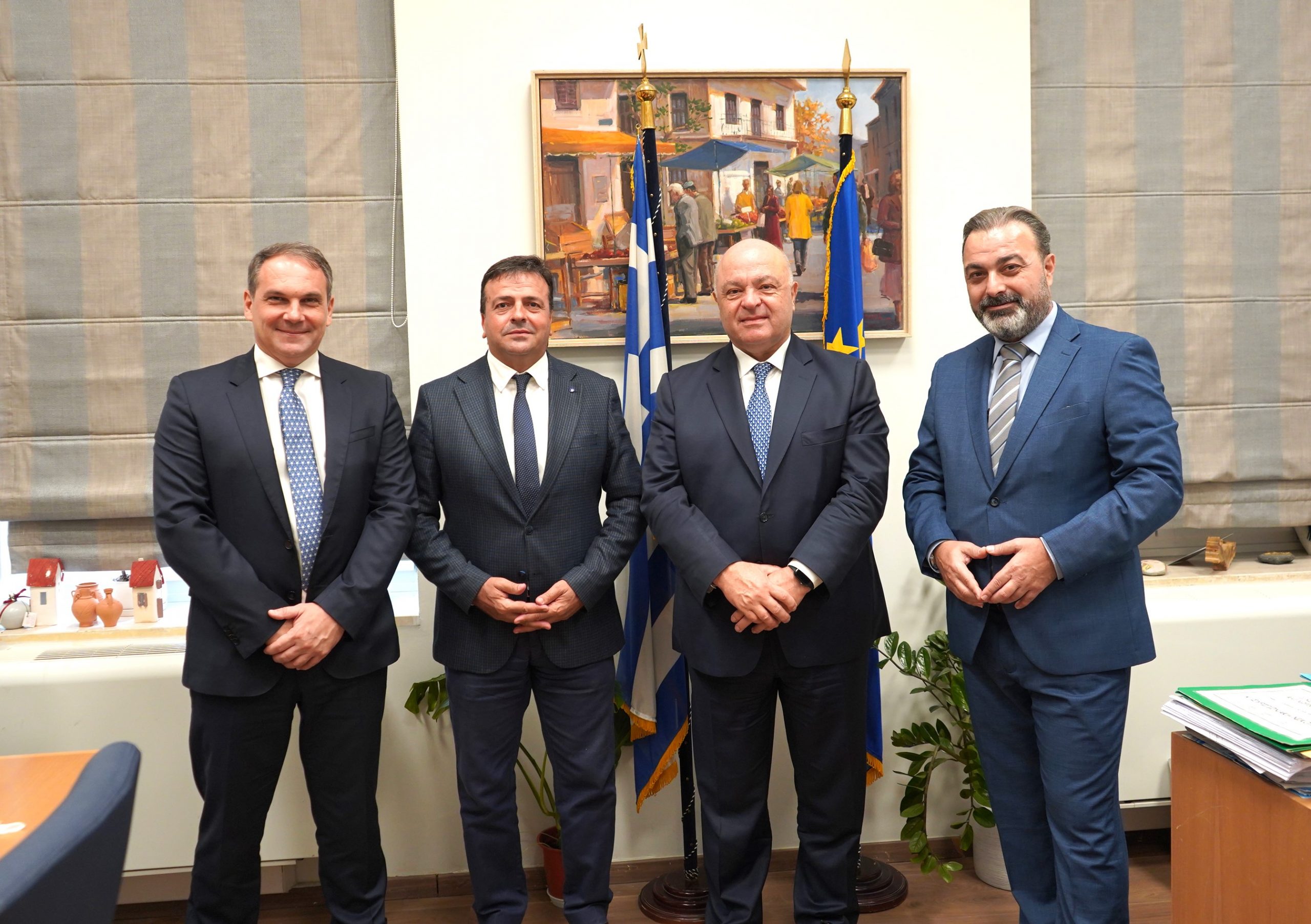 Επίσκεψη Προέδρου της EUROBANK στην Περιφέρεια Κρήτης - Crete.gov.gr