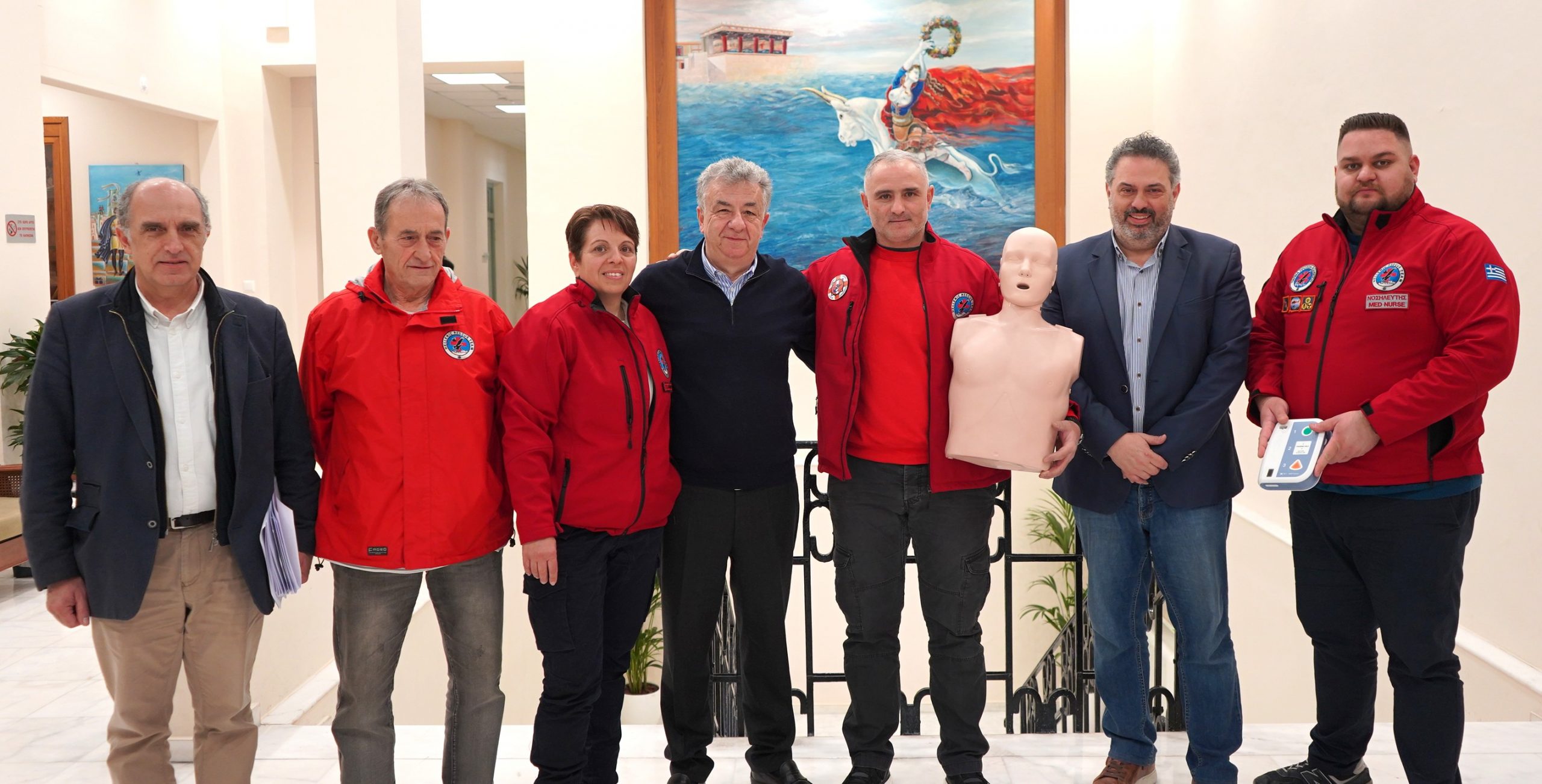 Μνημόνιο συνεργασίας Περιφέρειας Κρήτης και Ελληνικής Ομάδας Διάσωσης ...
