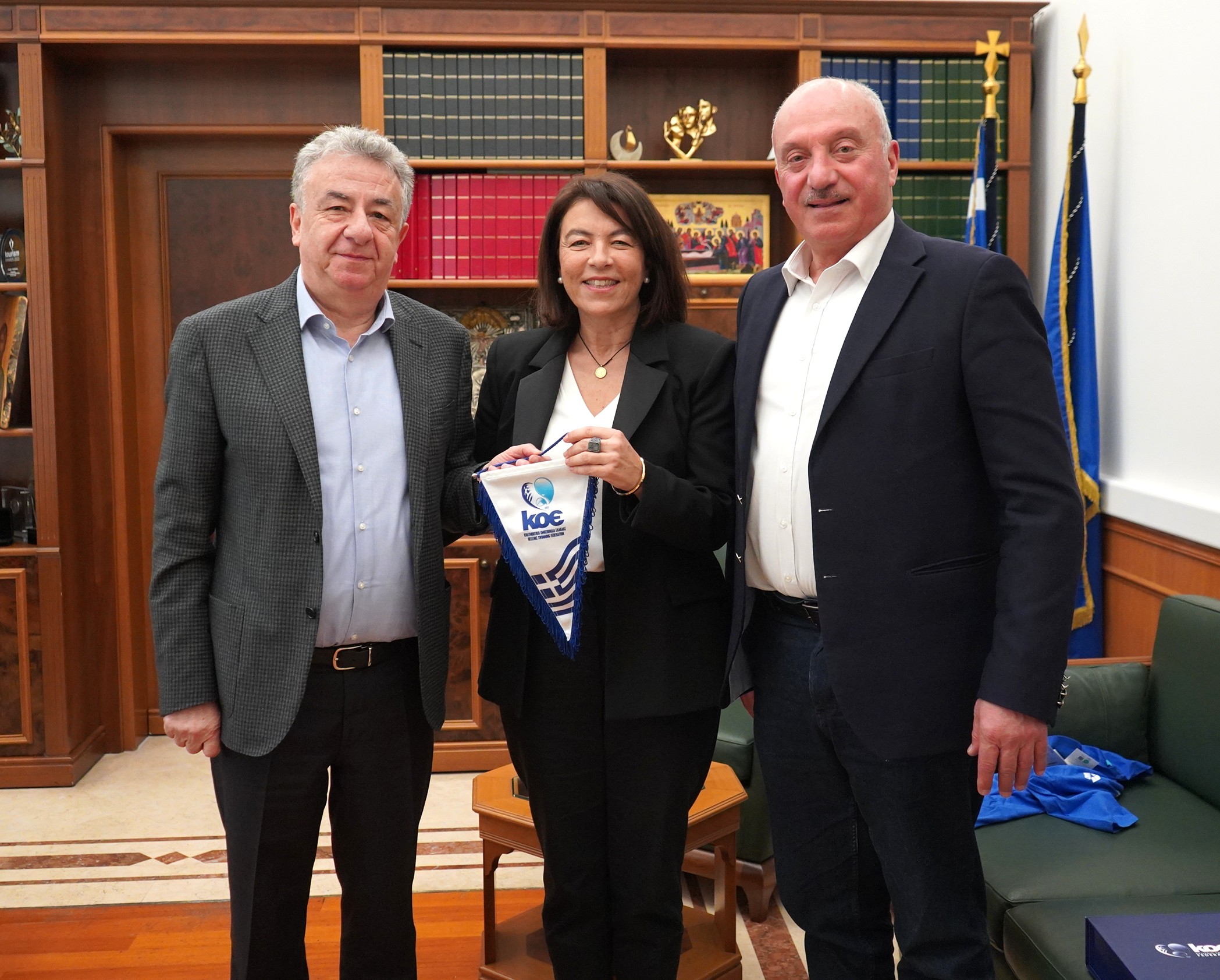 Επίσκεψη του Προέδρου της Κολυμβητικής Ομοσπονδίας Ελλάδος στον ...