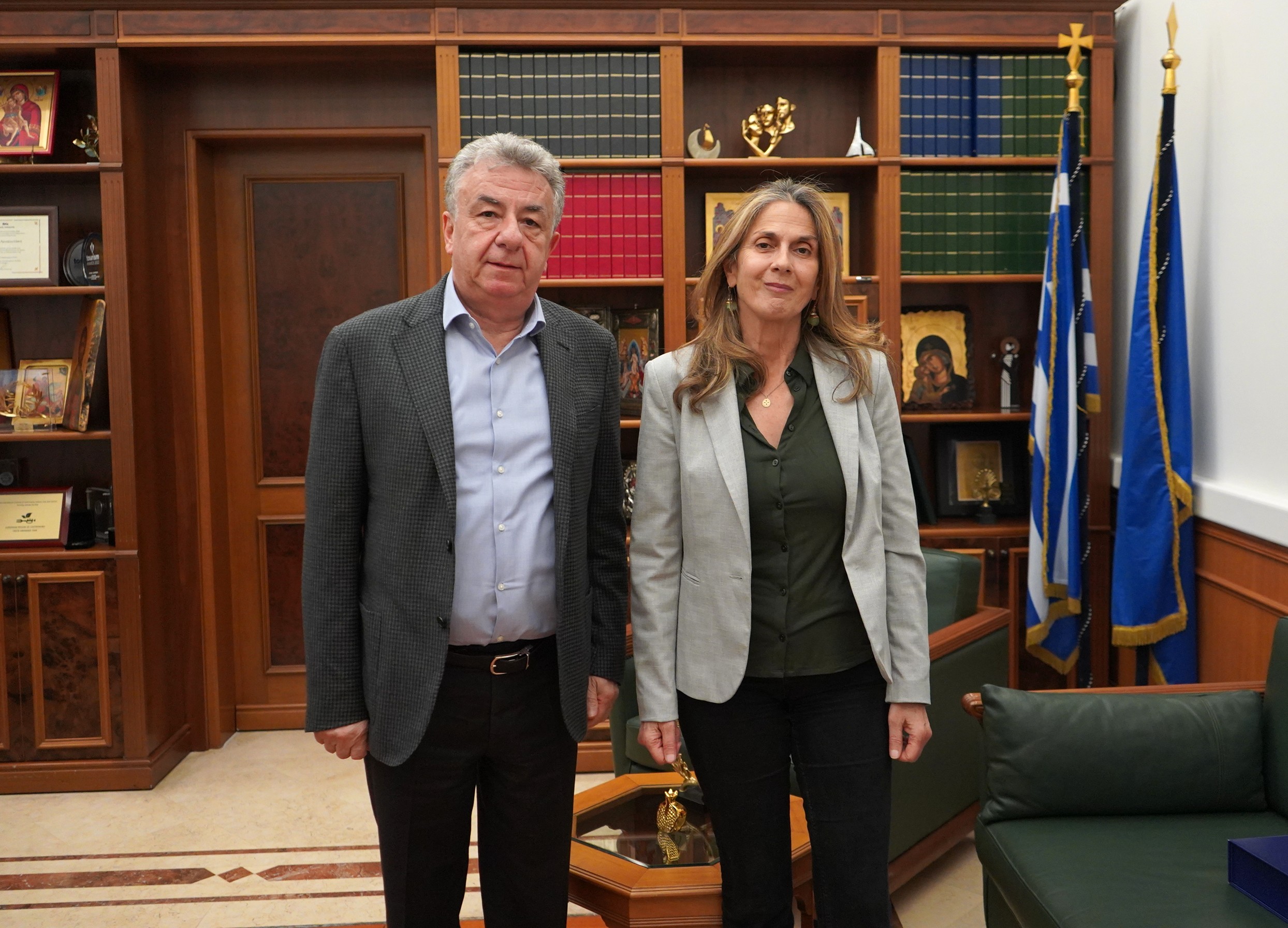 Συνάντηση Δημάρχου Γαύδου με τον Περιφερειάρχη Κρήτης - Crete.gov.gr