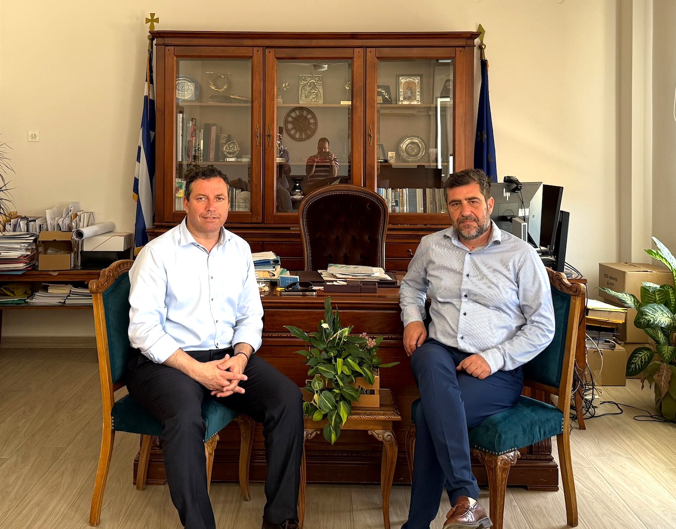 Συνάντηση Αντιπεριφερειάρχη Λασιθίου με Δήμαρχο Αγίου Νικολάου - Crete ...